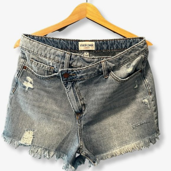 Sneak Peek Vintage | Shorts | 9s High Rise Cross Fly Short | Poshmark